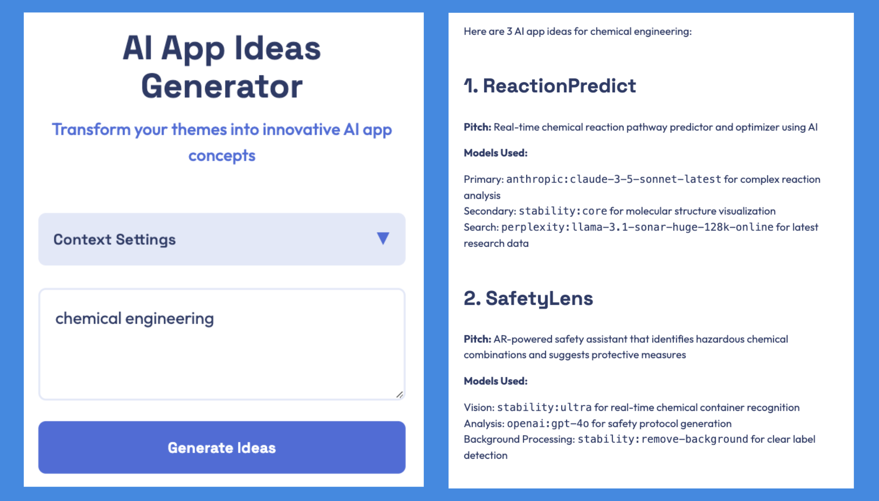AI App Ideas Generator